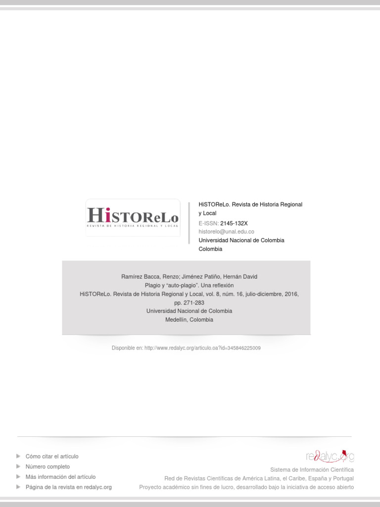 Reflexiones sobre Plagio y Auto-plagio | PDF | Propiedad intelectual ...