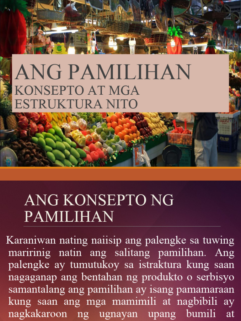 Istruktura NG Pamilihan | PDF