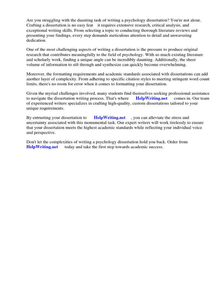 Psychology Dissertation Posters | PDF | Thesis | Self Esteem