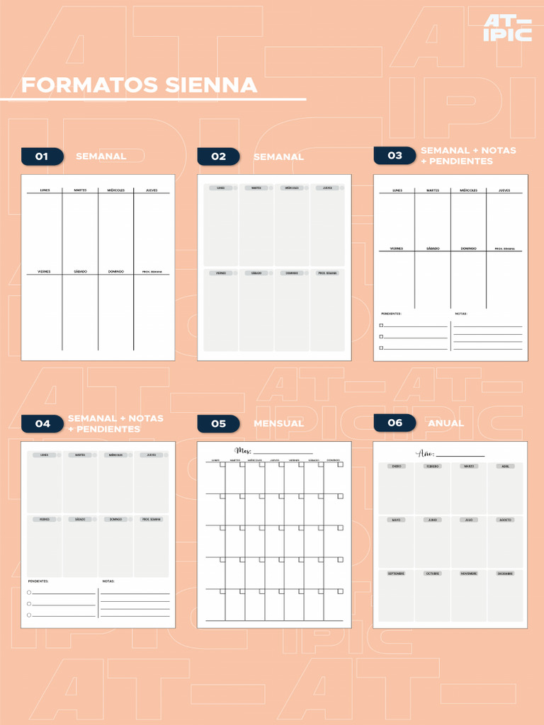 Formatos Sienna | PDF
