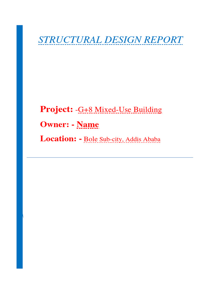 2.etm Report b+g+8 | PDF | Strength Of Materials | Beam (Structure)