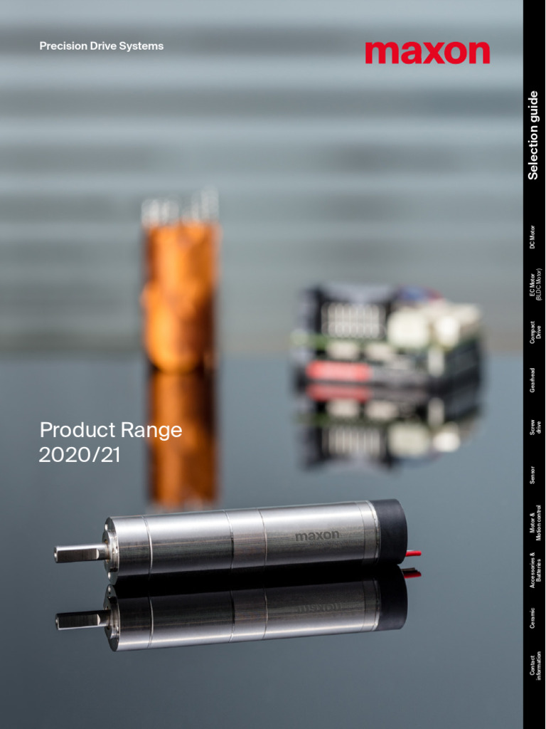 Maxon DCX | PDF | Electric Motor | Bearing (Mechanical)