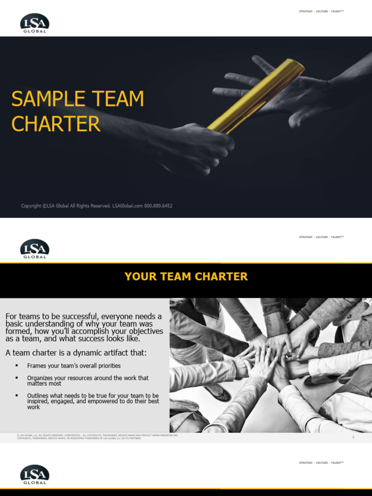 LSA GLOBAL Team Charter Sample | PDF | Social Psychology