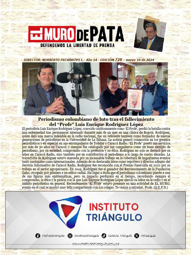 728 - El Muro PDF | Descargar gratis PDF | Policía | Gabriel García Márquez