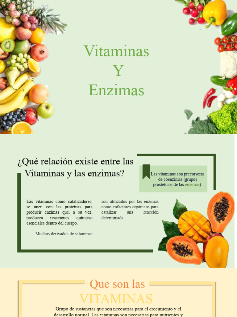 VITAMINAS | PDF | Vitamina | Enzima