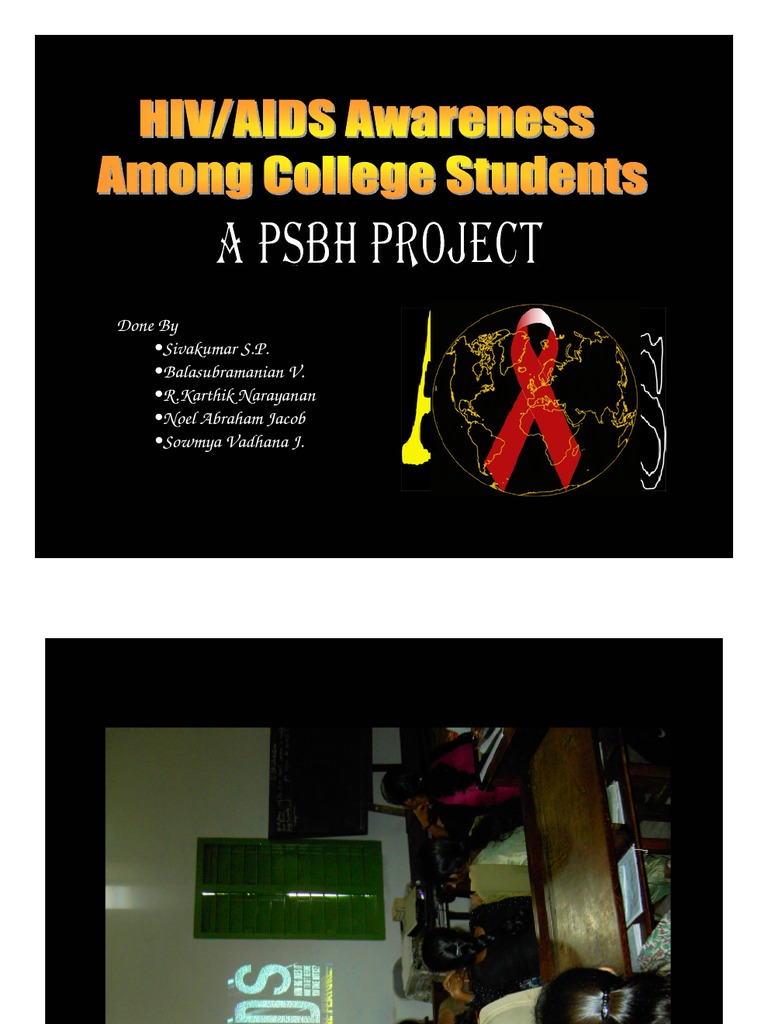 Hiv Aids Awareness Among College Students | PDF | Hiv/Aids | Infection