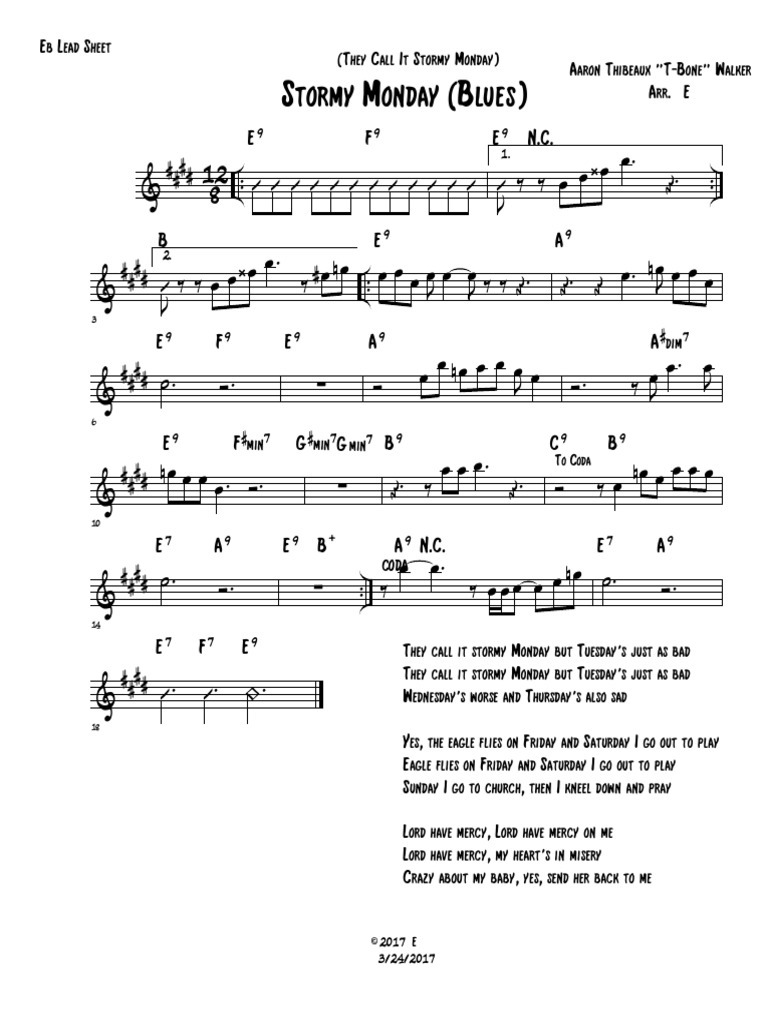 Stormy Monday Eb | PDF