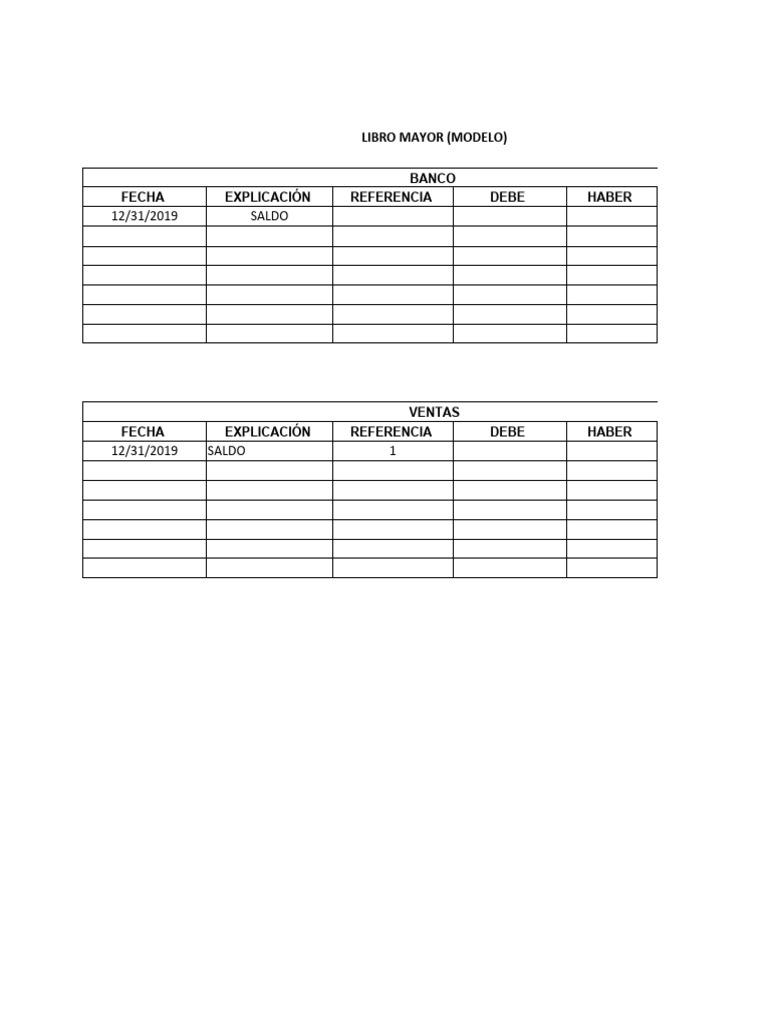Modelos para El Ejercicio Ee FF | PDF | Bancos | Hipotecas