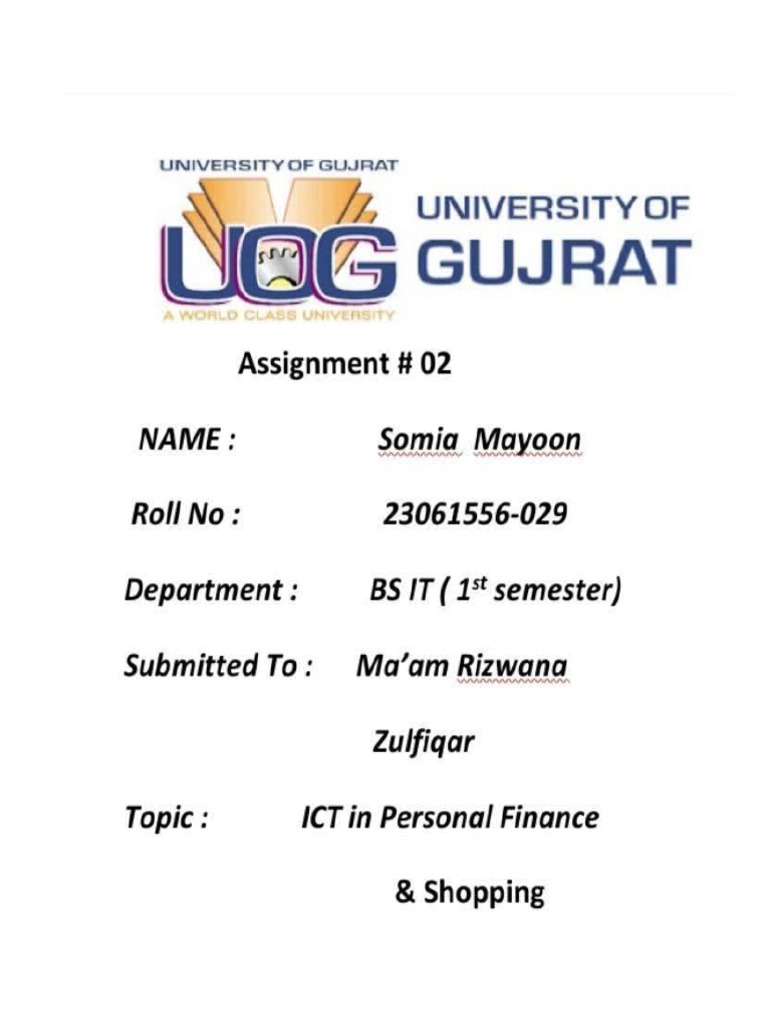 Assignment 02 Download Free Pdf Financial Technology Finance And Money Management 