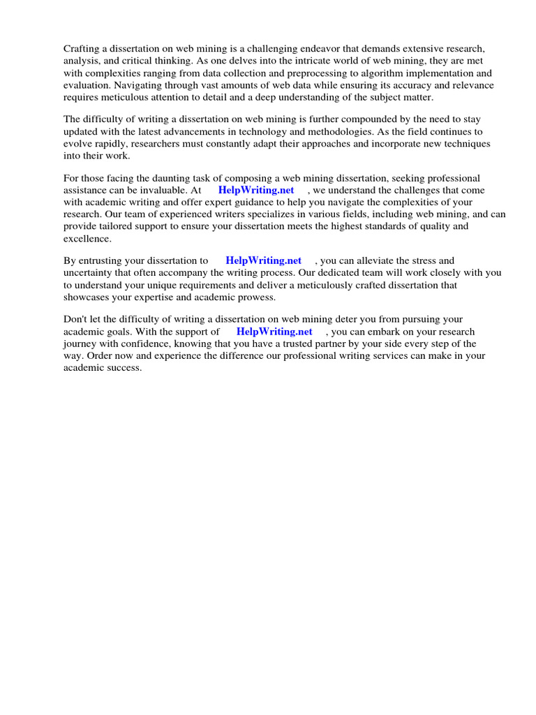 Web Mining Dissertation Pdf World Wide Web Internet And Web