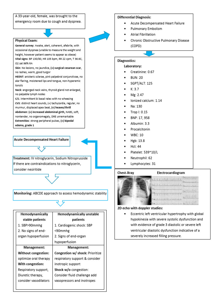Cardio Concept Map EXAMPLE | PDF | Heart Failure | Heart
