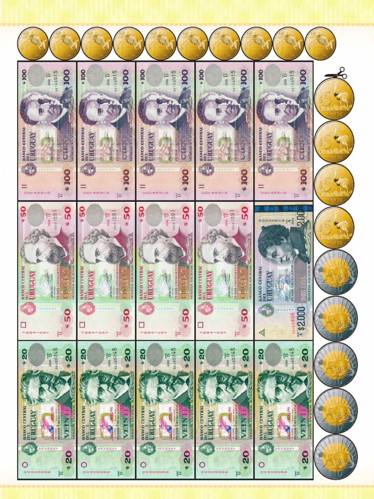 billetes y monedas | PDF