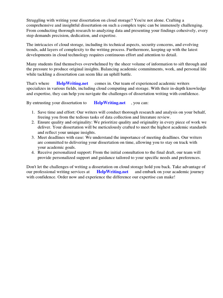 Cloud Storage Dissertation | PDF | Cloud Computing | Computer Security