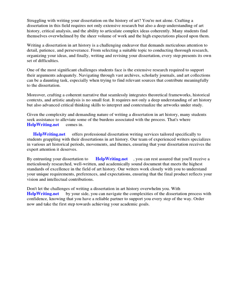 Methode Dissertation Histoire de Lart | PDF | Thesis