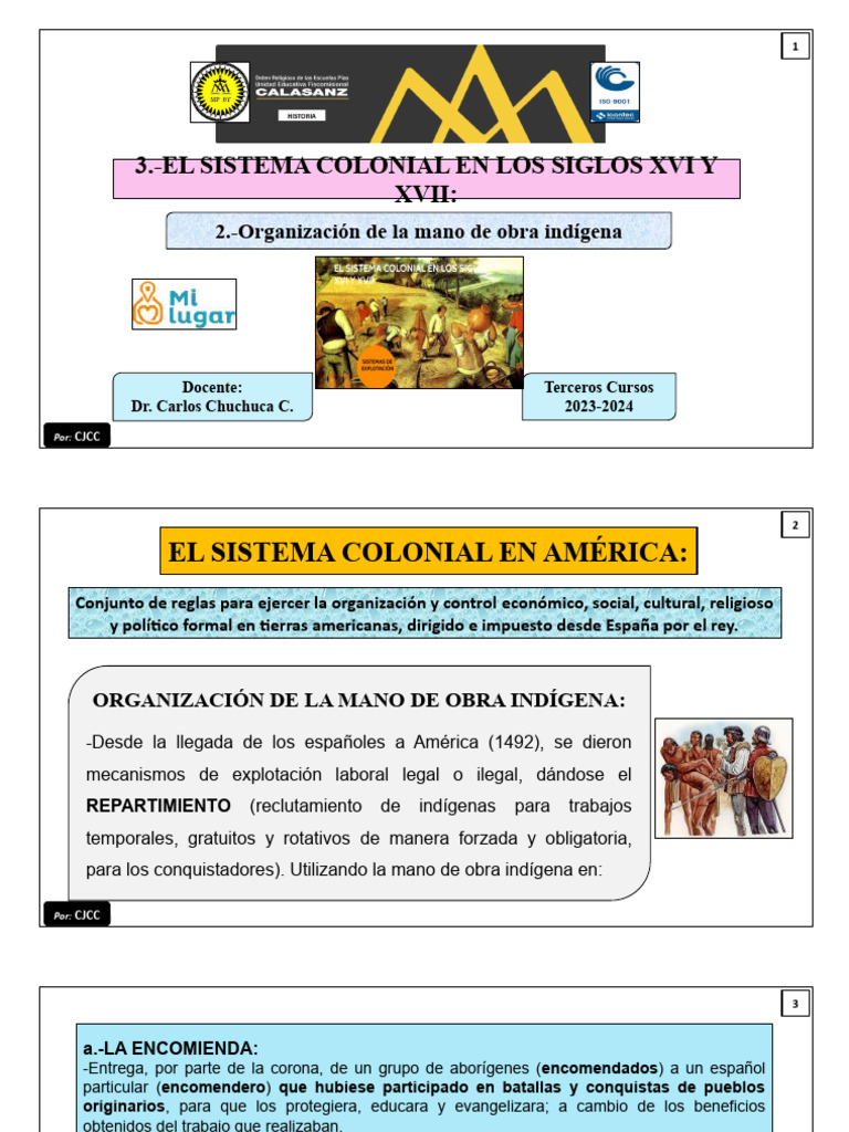 2do Trim-Sem. 2-Mano de Obra Indígena | PDF | Economias