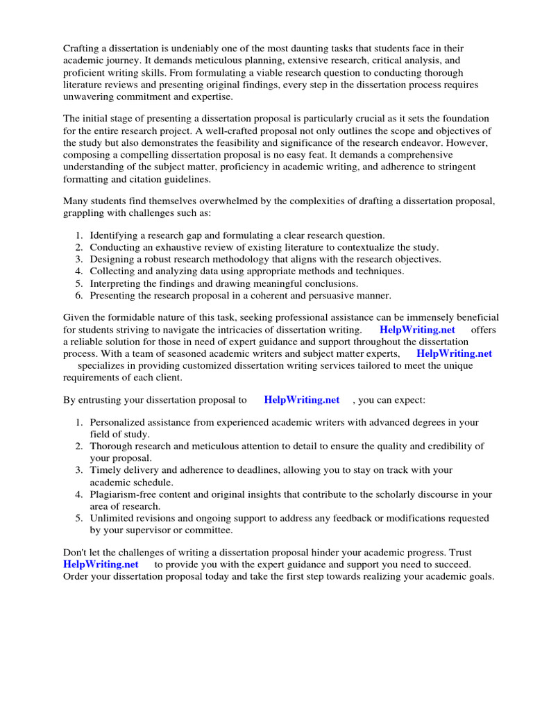 Presentation Dissertation Proposal | PDF | Thesis