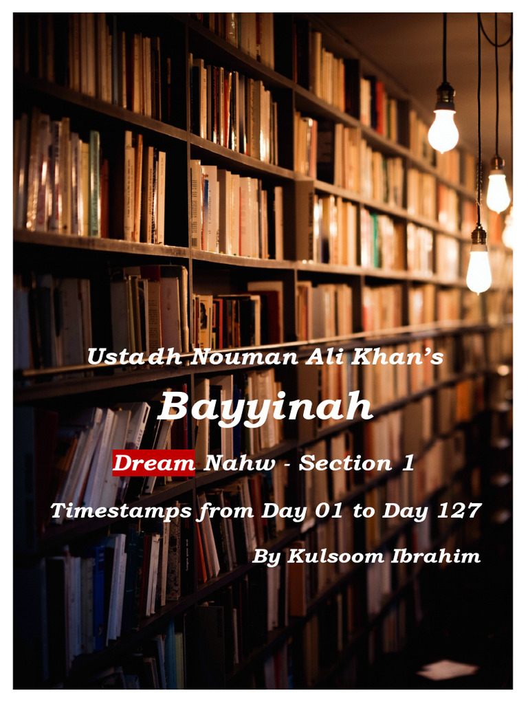 Student - NAHW TIMESTAMPS - DAY 01 TO 127 | PDF | Surah | Grammatical ...