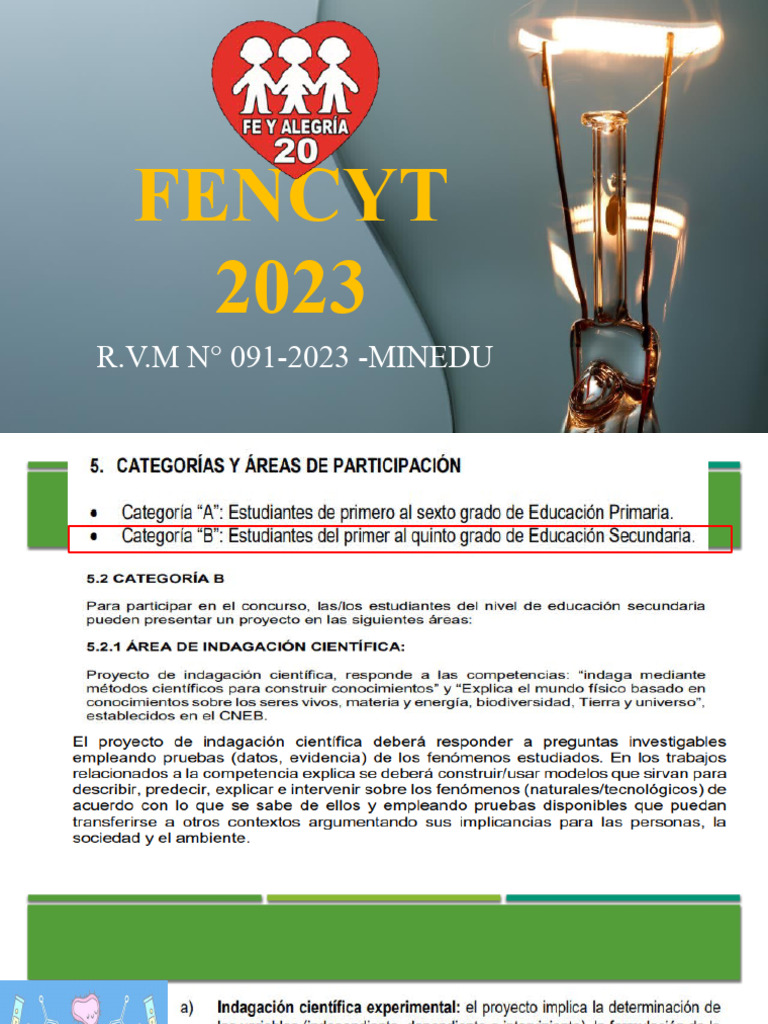 FENCYT 2023 | PDF