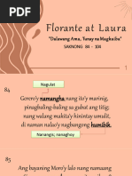 Florante at Laura Script | PDF