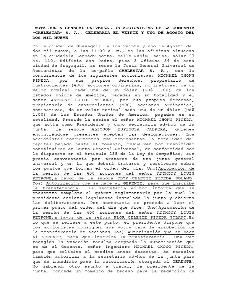 ACTAS | PDF | Gobierno