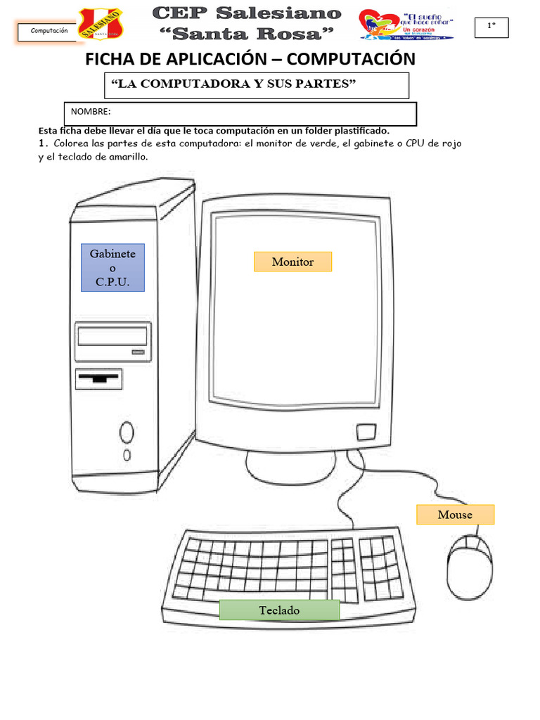 Ficha de Trabajo 01 COMPUTACION 1 | PDF