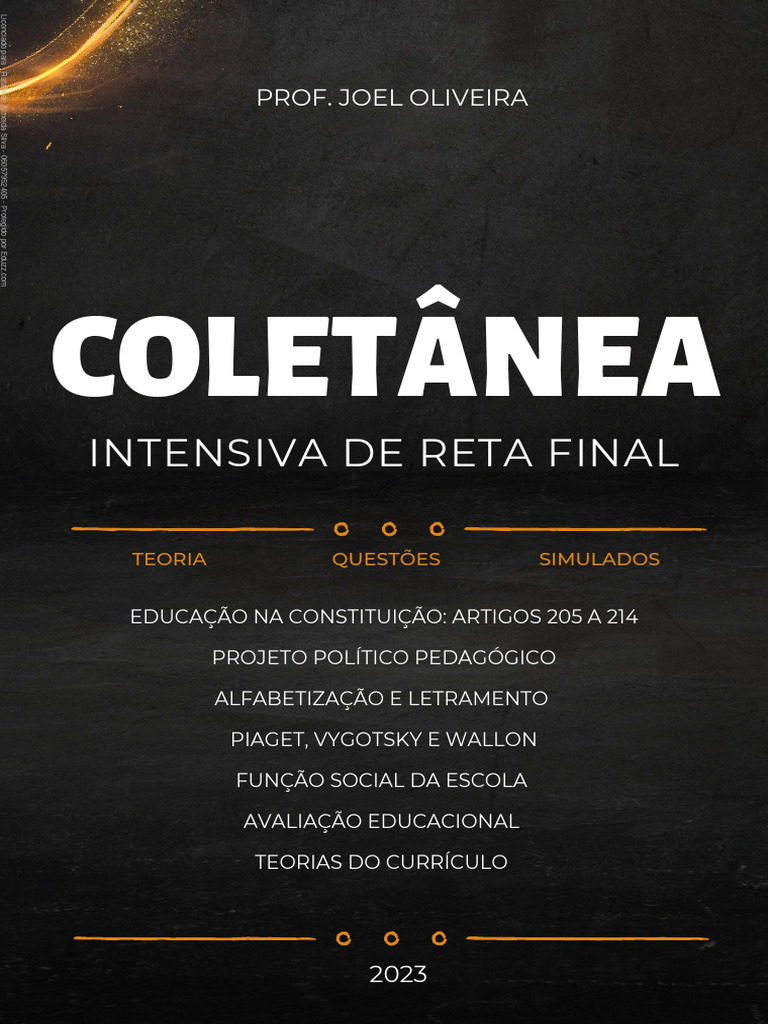 Coletanea de Reta Final 2023 | PDF | Pedagogia
