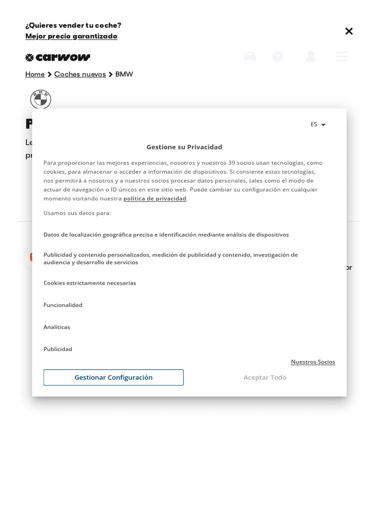 Precios BMW - Ofertas Modelos BMW Nuevos - Carwow | PDF | BMW | Vehículo Híbrido Eléctrico