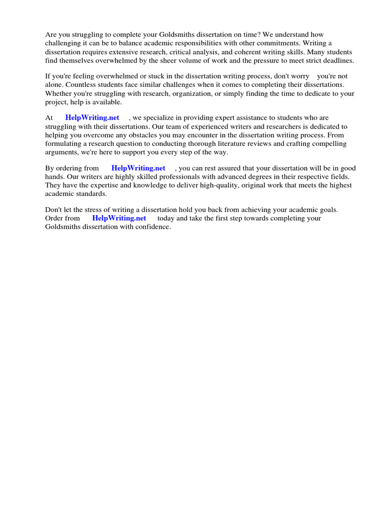 Goldsmiths Dissertation Extension | PDF | Thesis | Information