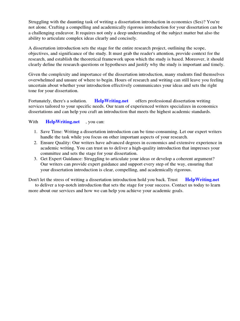 Exemple Introduction Dissertation Ses | PDF | Refinancing | Internet