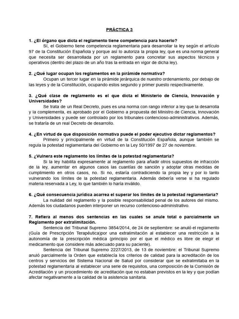 Práctica 3 Consti II | PDF | Regulación | Principios éticos