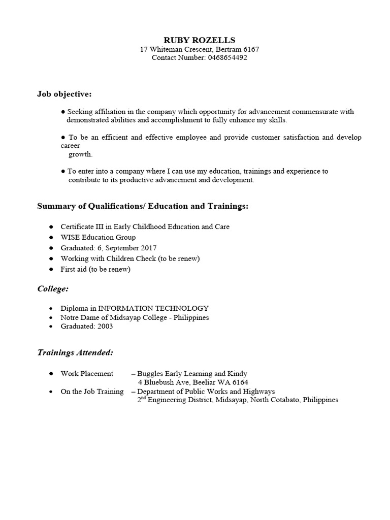 Ruby Resume | PDF | Business