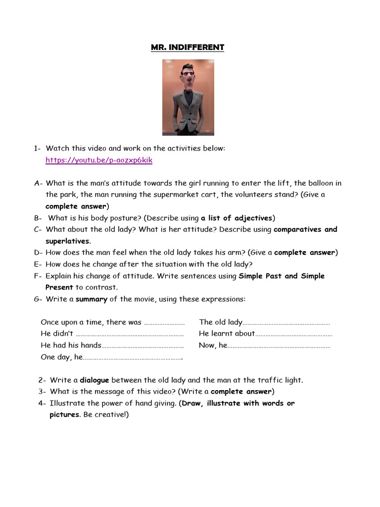 MR Indifferent Worksheet | PDF