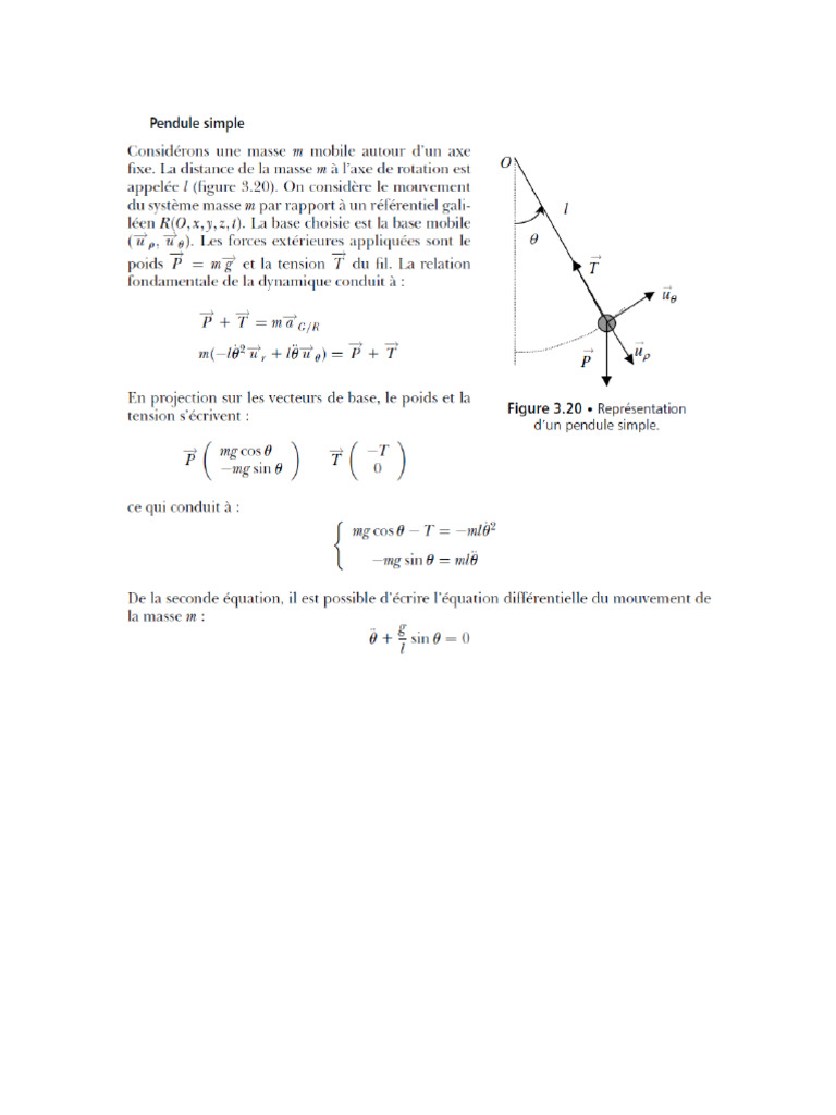 Exo Pendule simple | PDF