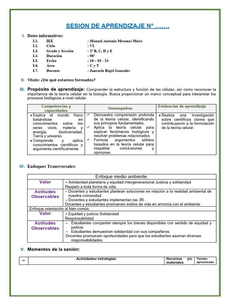 Estructura y Función de las Células | PDF | Biología Celular) | Citoplasma