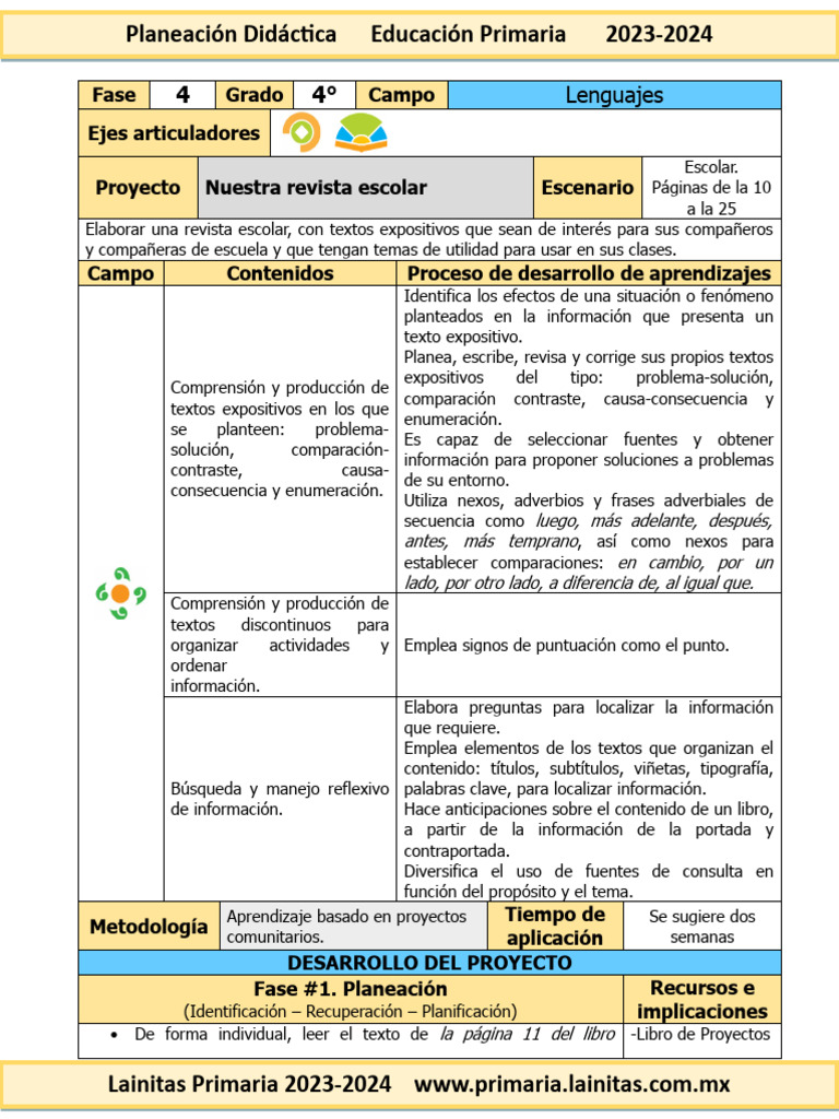 4to Grado Marzo - 03 Nuestra Revista Escolar (2023-2024) | PDF | Bailes | Ballet