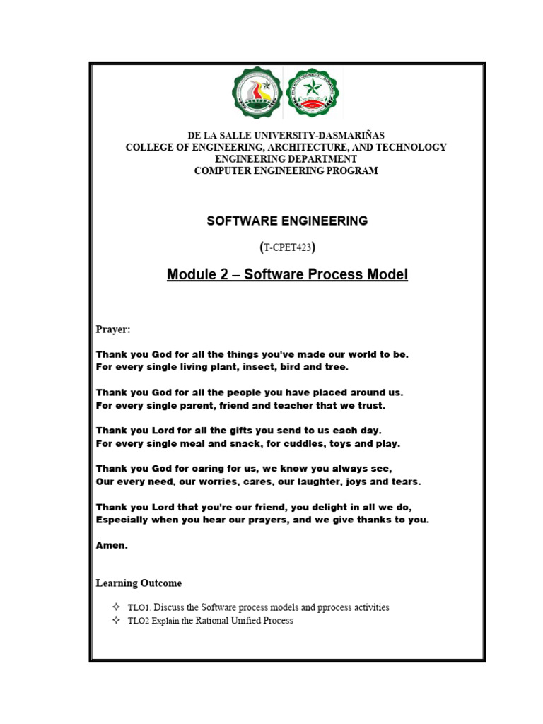 Module 2 - Software Process | Download Free PDF | Agile Software Development | Software Prototyping