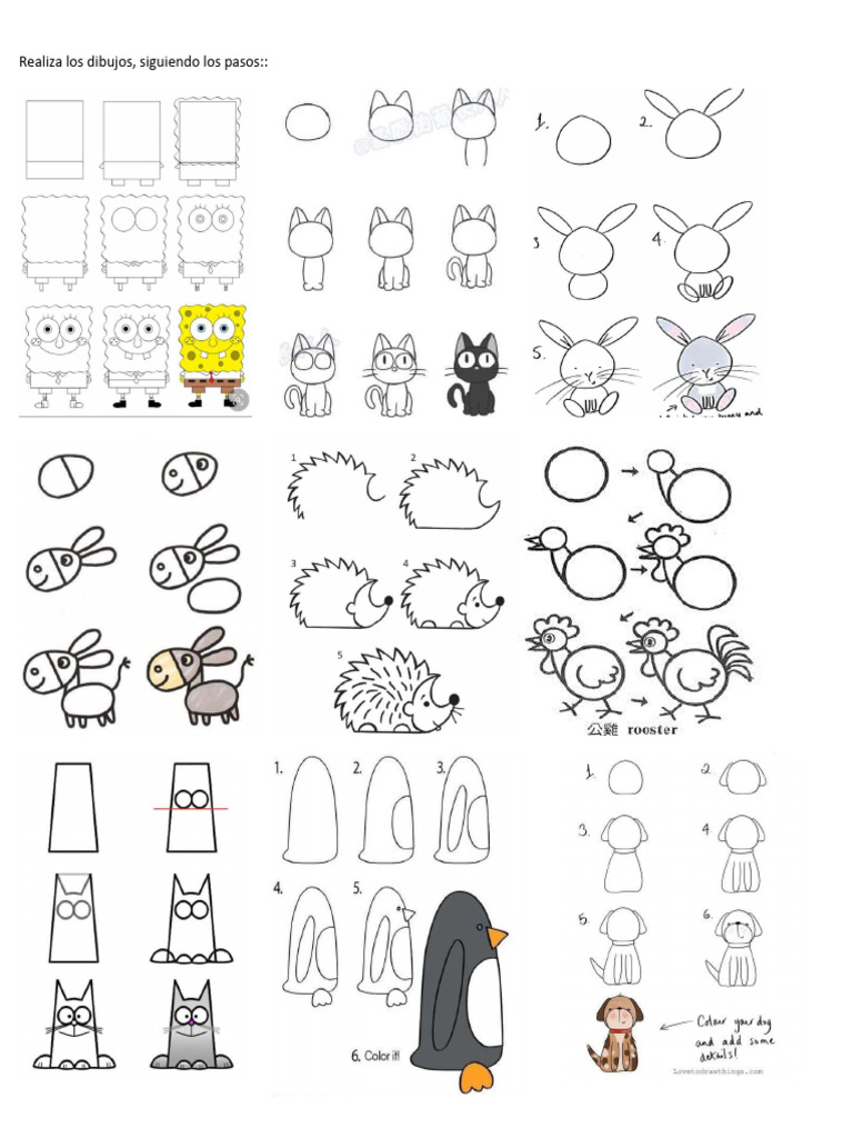 Guía para Dibujos Paso a Paso | PDF