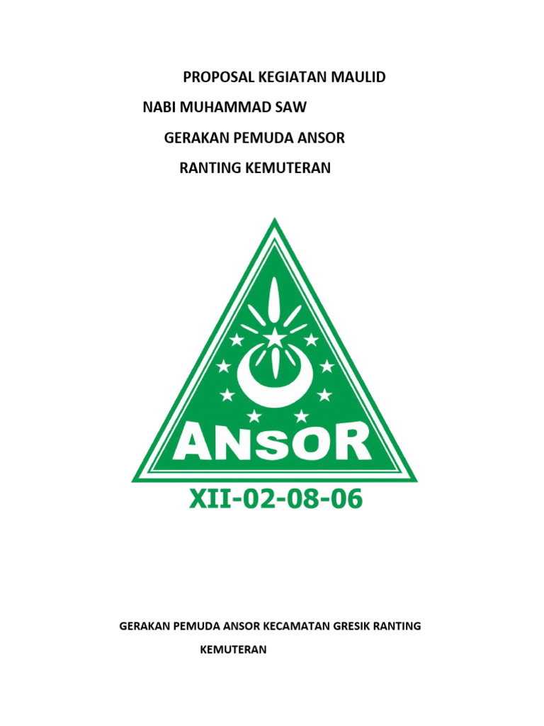 Proposal Ansor 2024 Edit 2 Pengajian Dan Bagi2 Takjil-1 | PDF