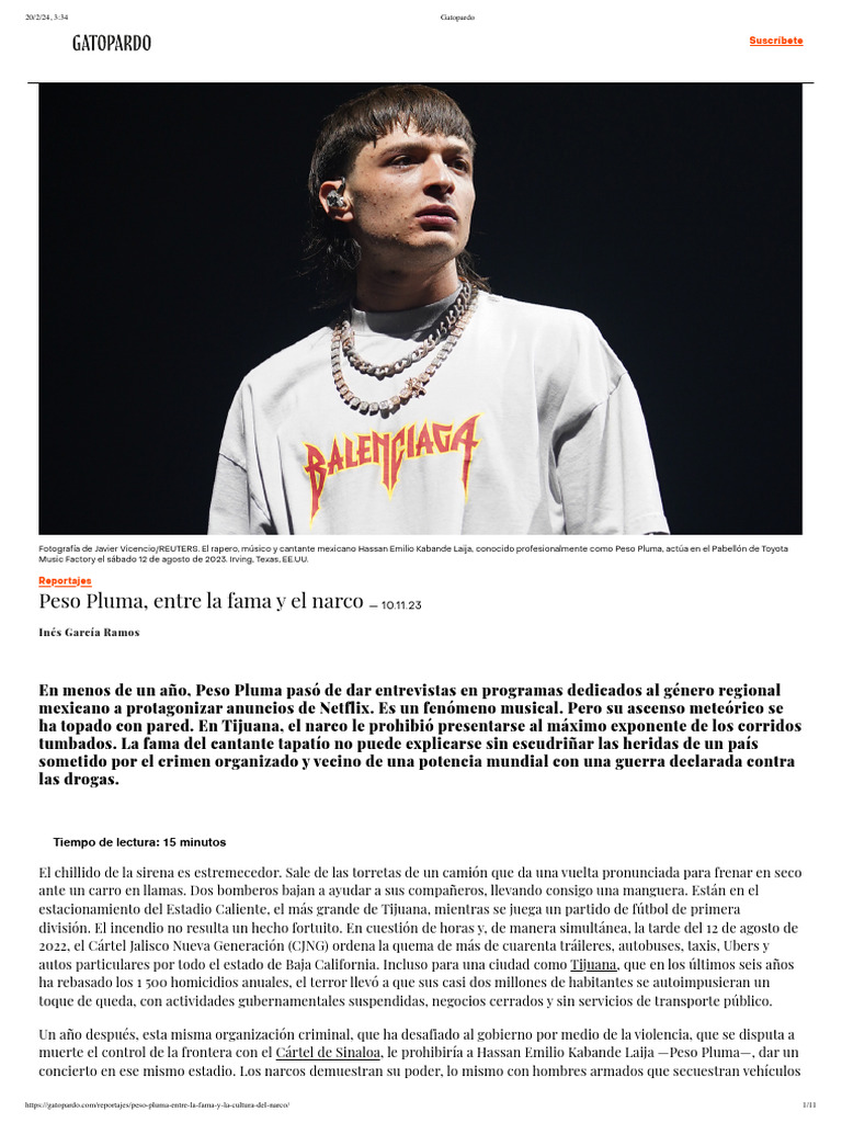 Gatopardo | Descargar gratis PDF | México | Cartel de Sinaloa