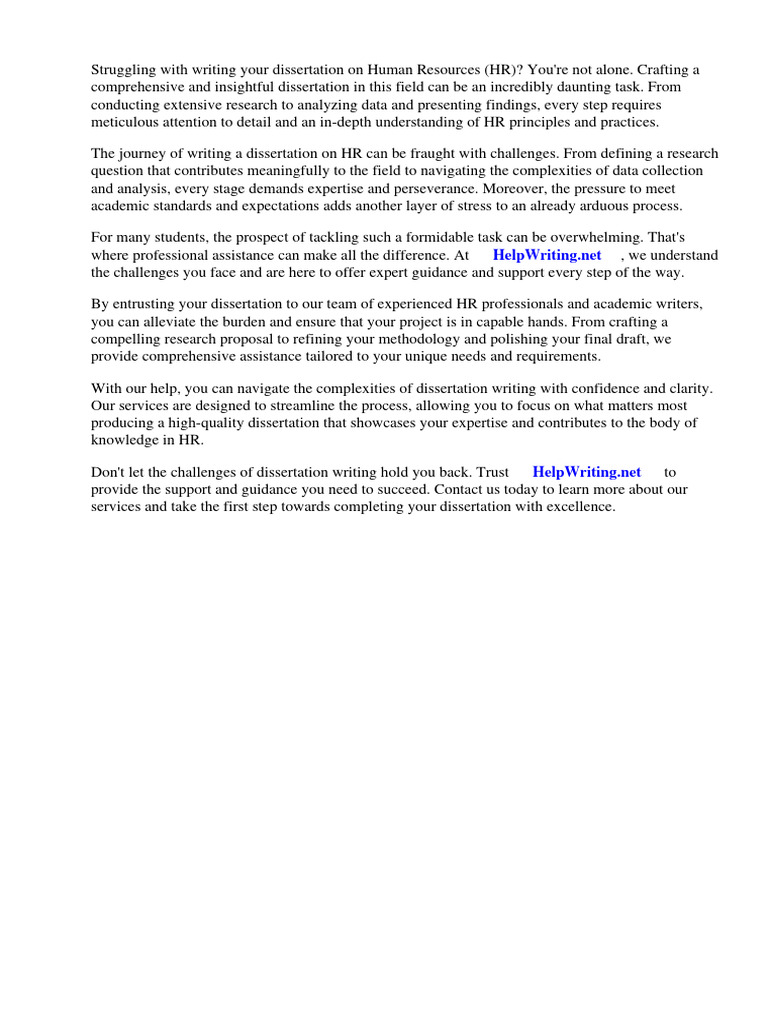 Dissertation Report On HR | PDF | Employee Retention | Strategic Management