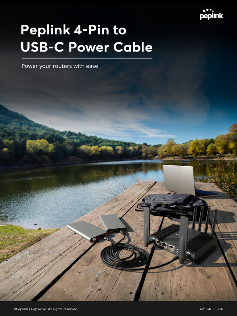 acw_791_peplink_4-pin_to_usb-c_power_cable_guide | PDF | Battery ...