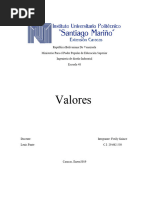 JERARQUIA DE VALORES Maria Pliego Ballesteros | PDF | Sociedad | Pedagogía