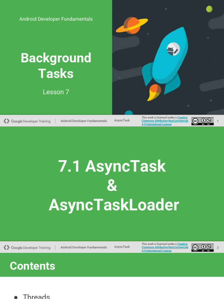 7.1 AsyncTask and AsyncTaskLoader | PDF | Android (Operating System ...