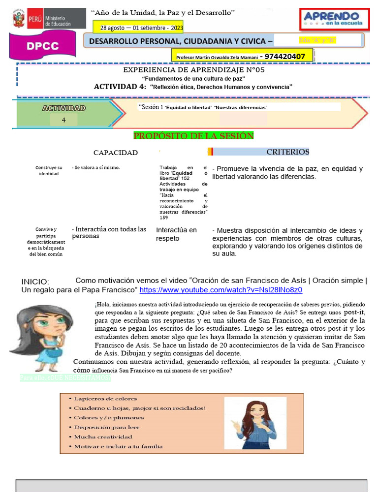 EDA 5 2do AB Actividad 4 Sesión 1 | PDF