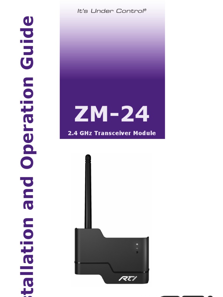2.4 GHZ Transceiver Module | PDF | Electromagnetic Interference ...
