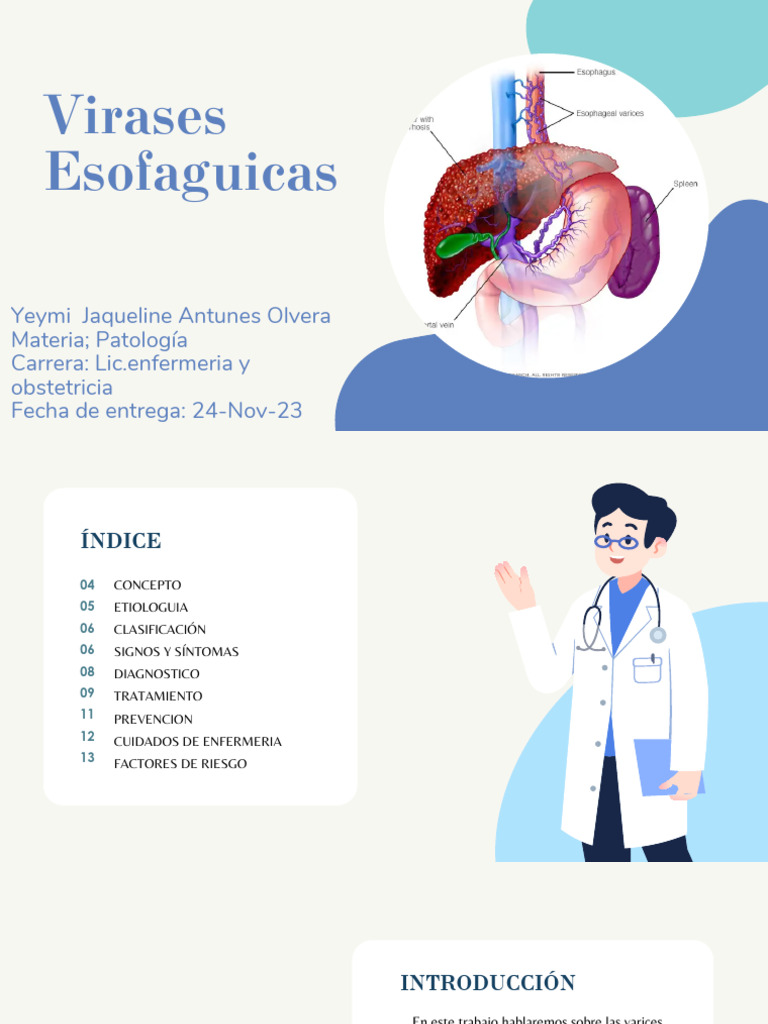 VARICES ESOFAGICAS | PDF | Endoscopia | Venas varicosas