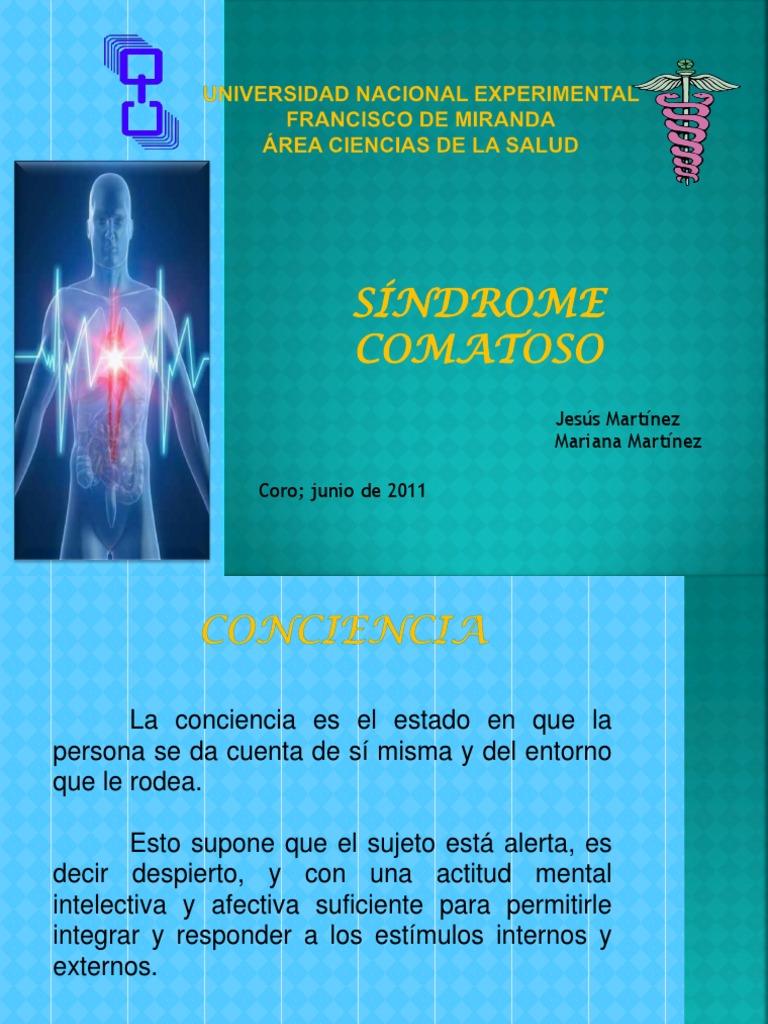 Seminario SD Comatoso - Pptxmariana | PDF | Coma | Diabetes mellitus