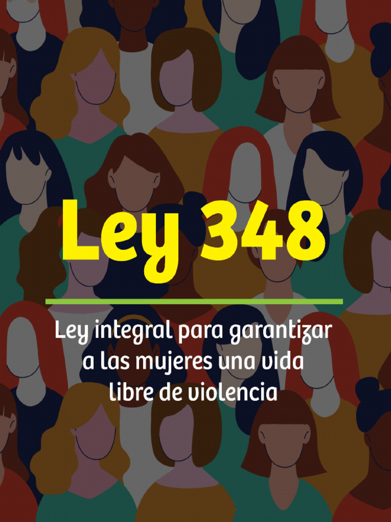 Ley 348 Aps | PDF | La violencia contra las mujeres | Acoso sexual