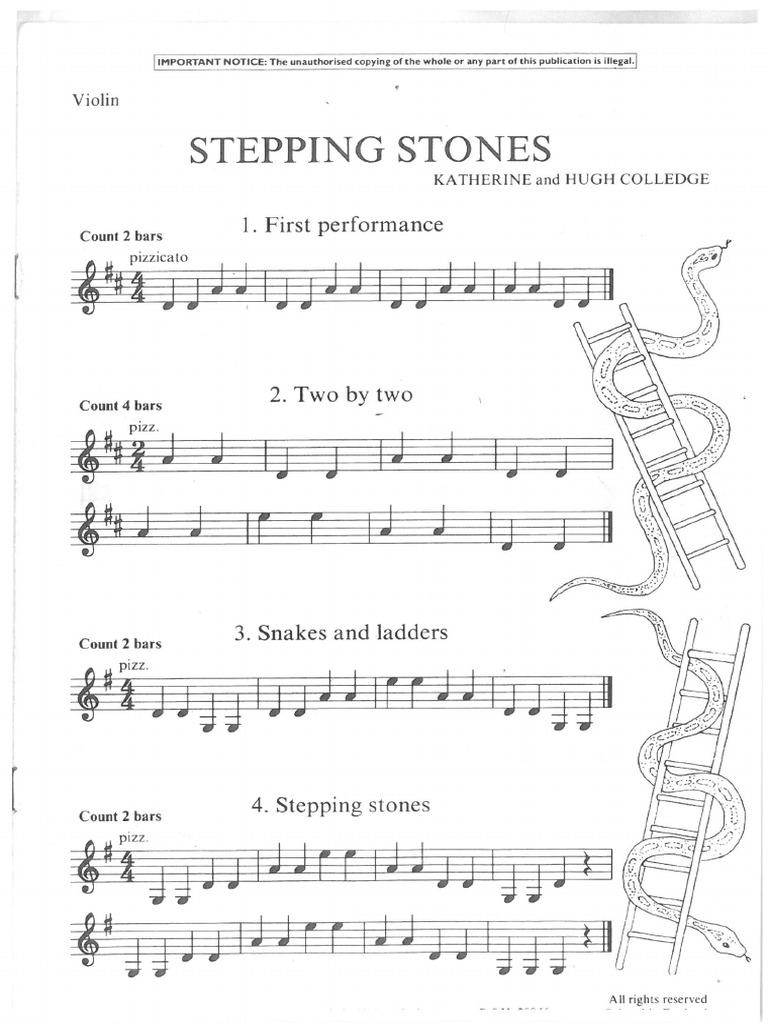 Stepping Stones - Violin Beginner PDF | PDF