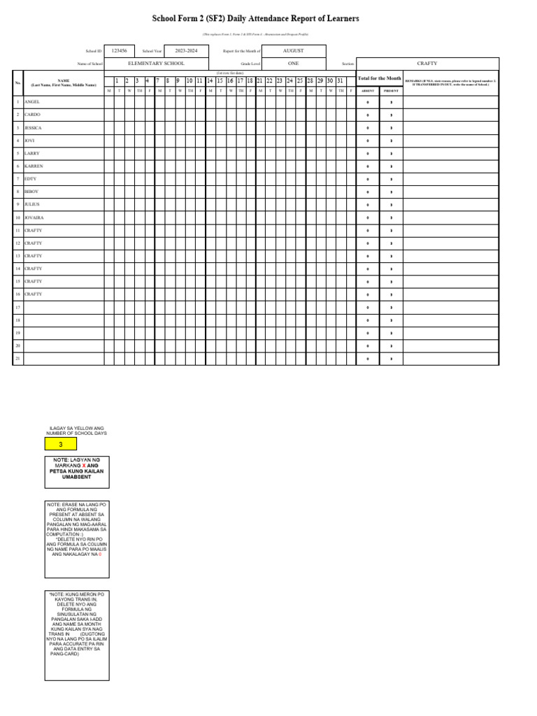 SF2 2023 2024 | PDF | Social Psychology | Human Development